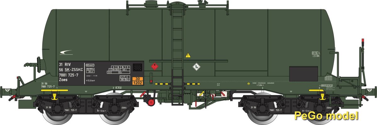 AlbertModell tank cars 5th series – PeGo model