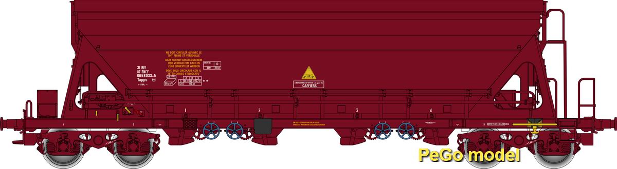 AlbertModell vagoni Tapps/Tanpps – PeGo model