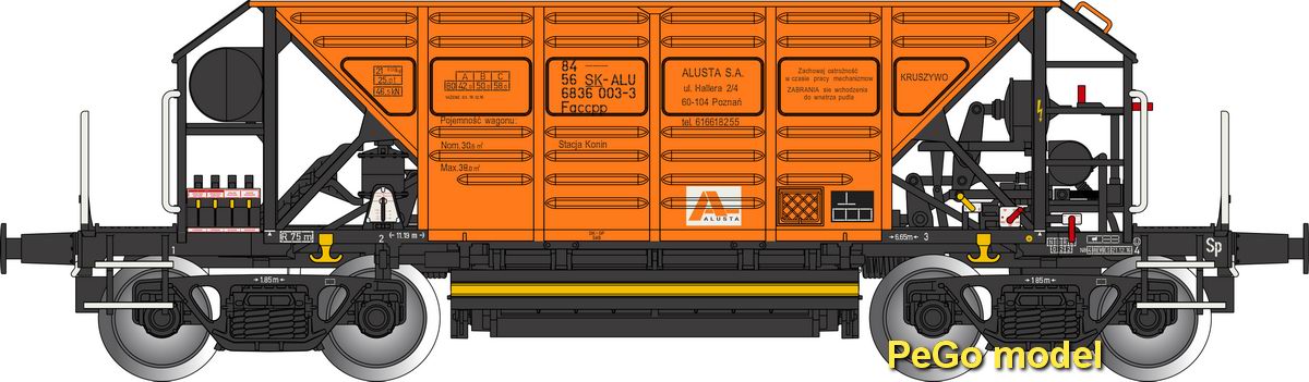 AlbertModell hopper wagons Faccpp (2026) – PeGo model